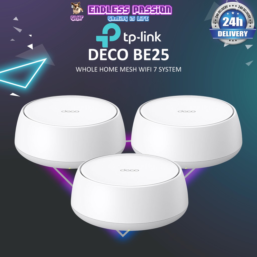 TP Link Deco BE25 BE5000 Whole Home Mesh WiFi 7 System | Shopee Singapore