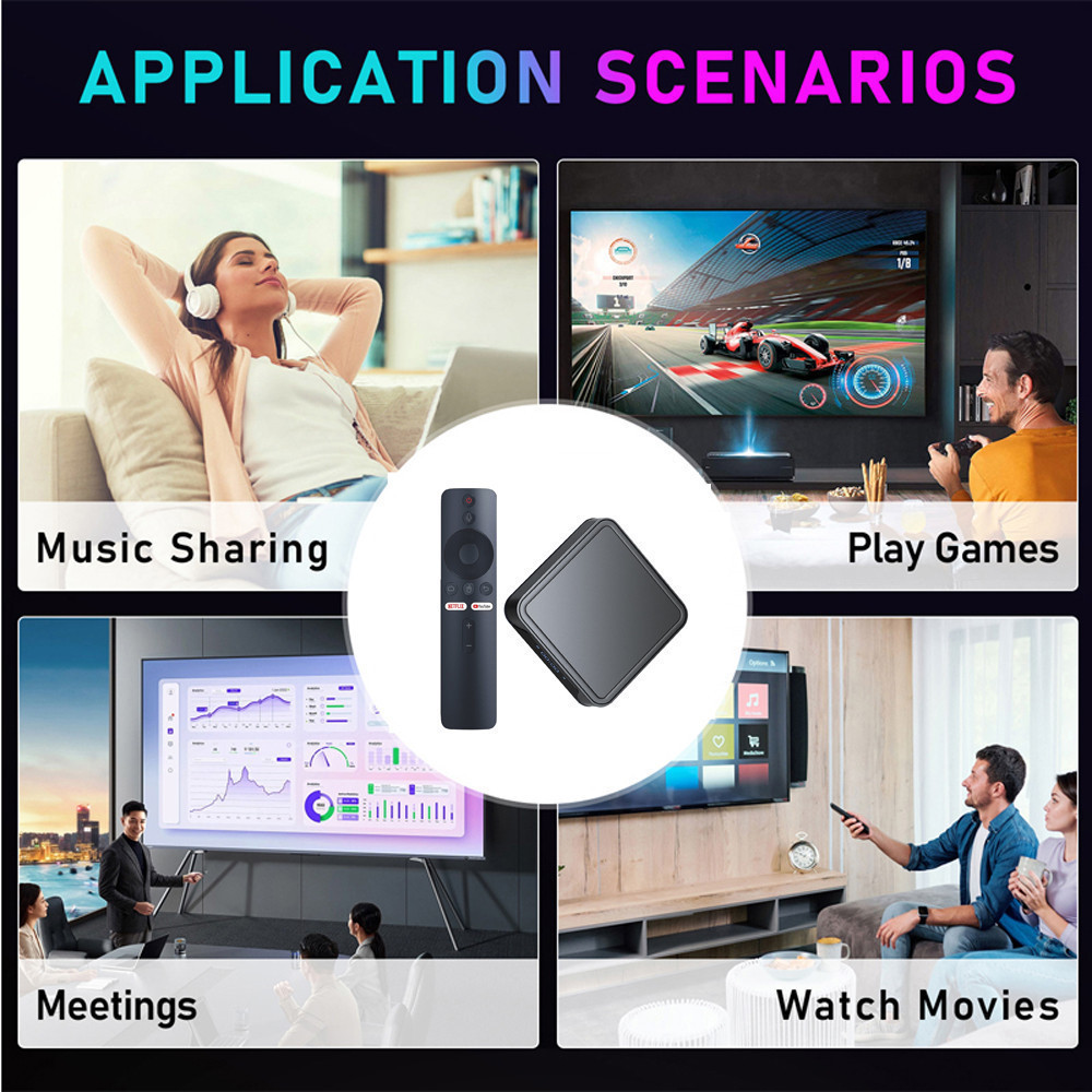 2024 TV98 PRO TV Box Android 14 ATV Allwinner H313 Quad Core 5G Dual Wifi 8K 4K Media Player ...