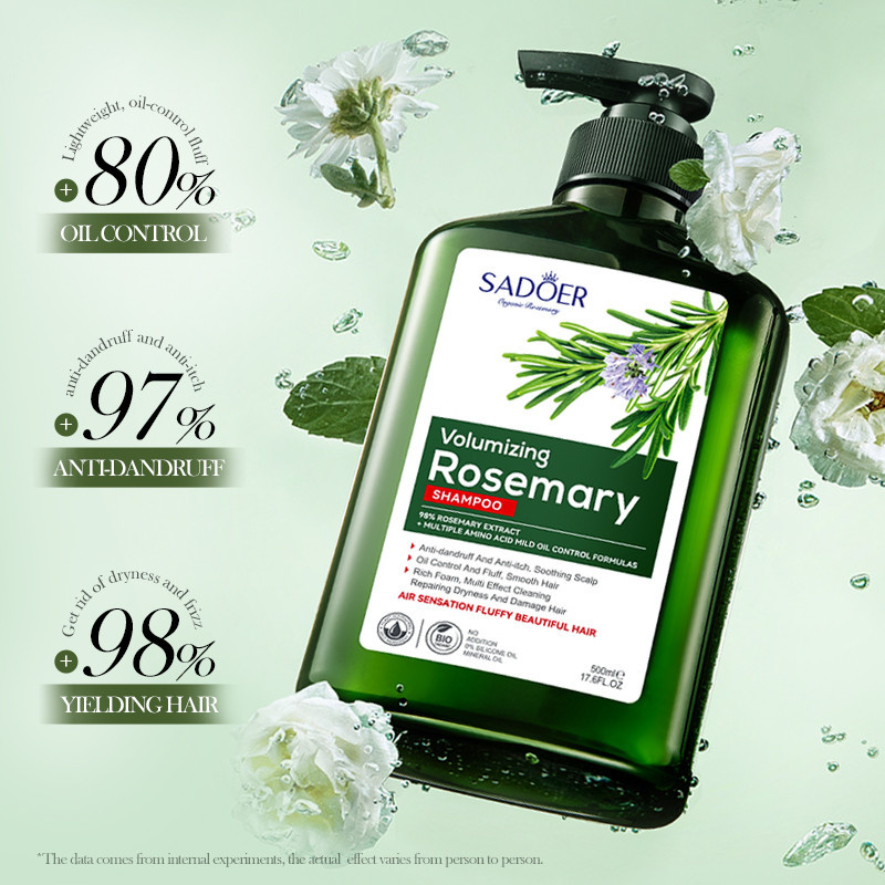 MAY SADOER Rosemary Volumizing Shampoo Anti-Dandruff Anti-Itch Soothing ...