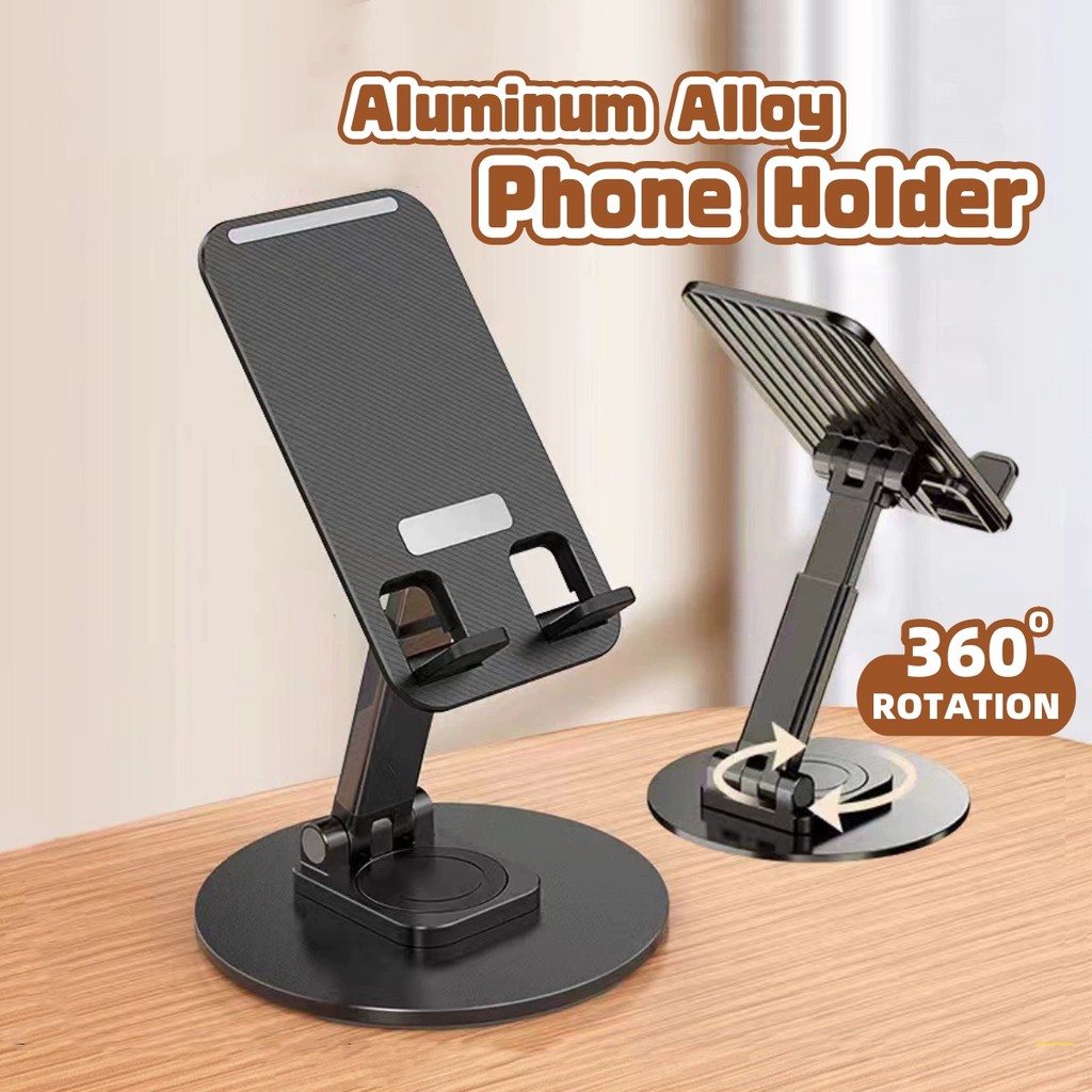Telescopic Phone Holder Adjustable Aluminum Alloy Rotating Universal ...