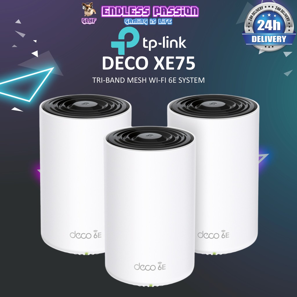 TP Link Deco XE75 AXE5400 Tri-Band Mesh Wi-Fi 6E System | Shopee Singapore