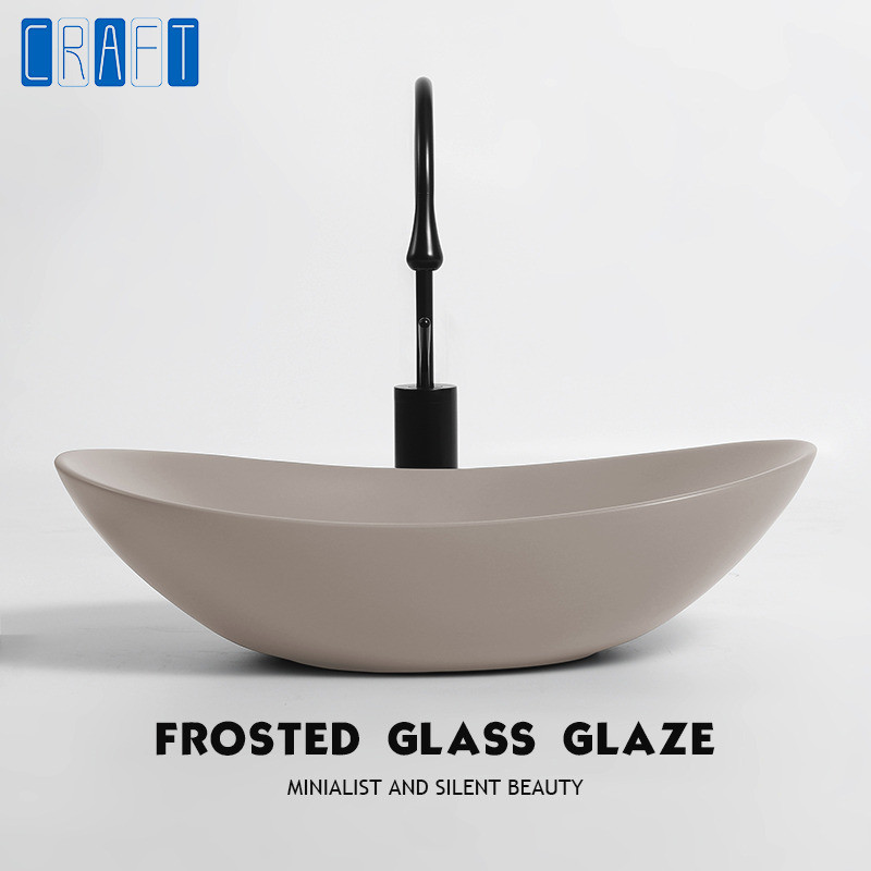 Nordic Wash Basin Matte Texture Bathroom Basin Advanced Bathroom Basin ...