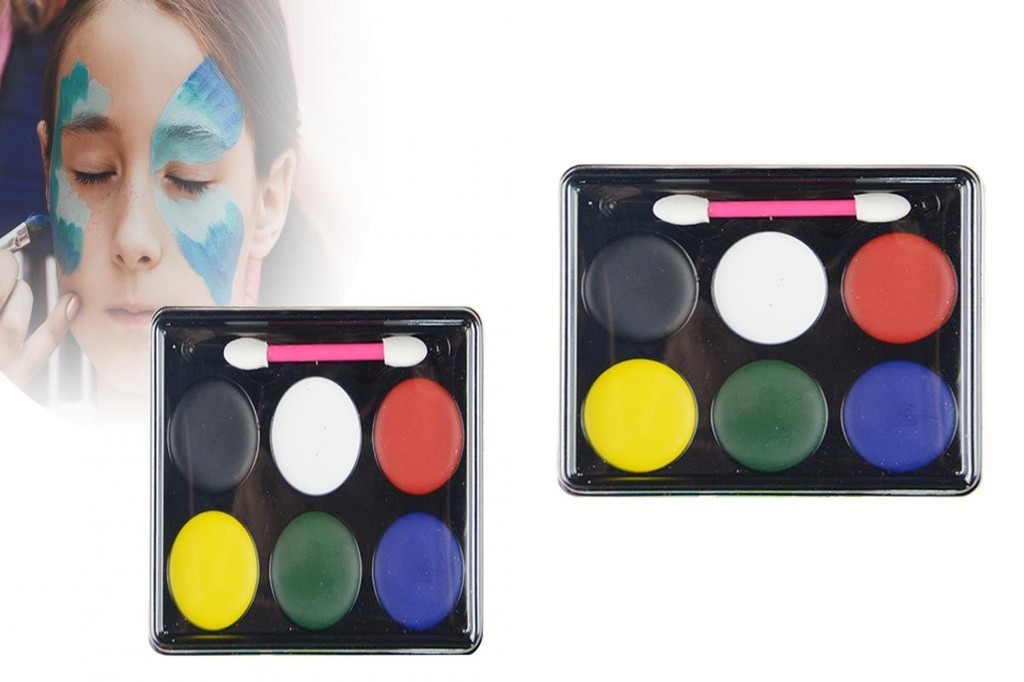 Highly Pigmented Color Palette Face and Body Paint 6-color Face Paint ...