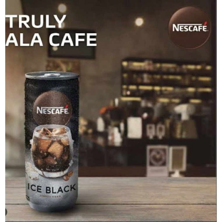 NESTLE Nescafe Ice Black 220ML X 24 (CAN) | Shopee Singapore