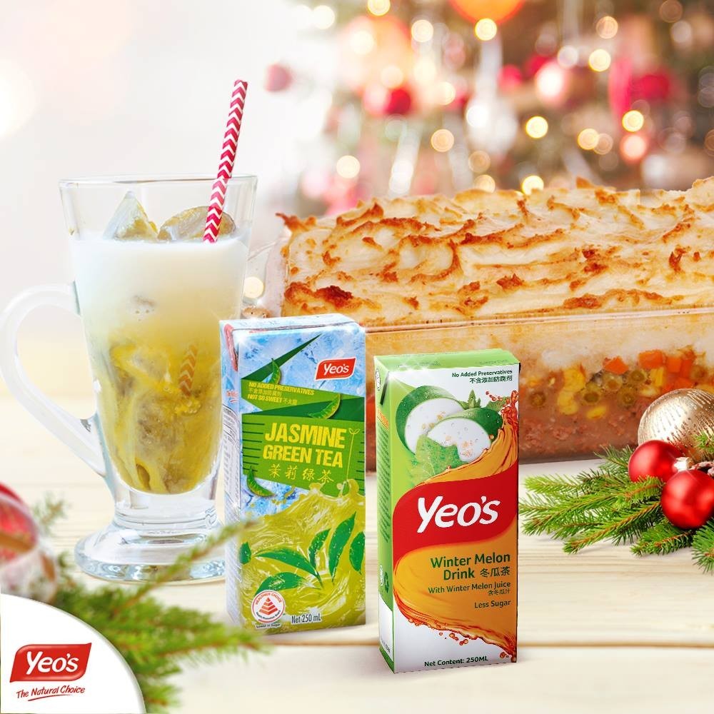 YEO'S Green Tea 250ML X 24 (TETRA) | Shopee Singapore