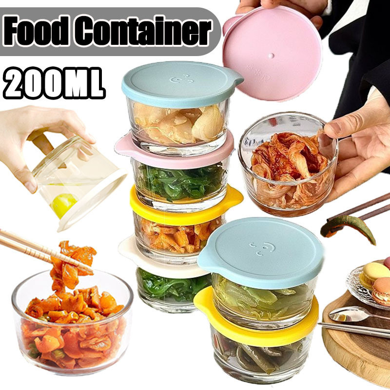 Food Container Glass Container With Sealed Lid Glass Jar Food Storage ...
