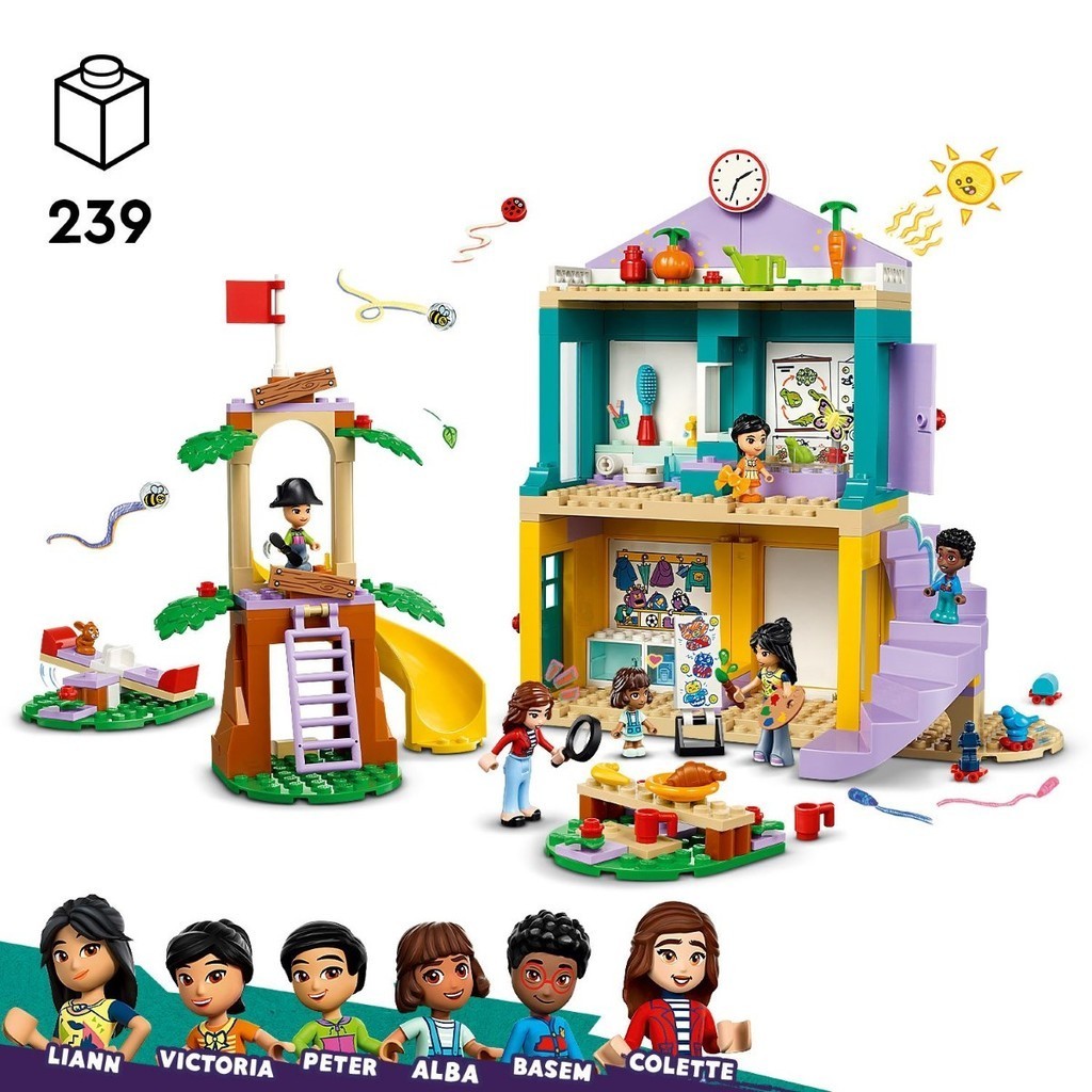 LEGO 42636 Friends Heartlake City Preschool Building Toy Set (239 ...