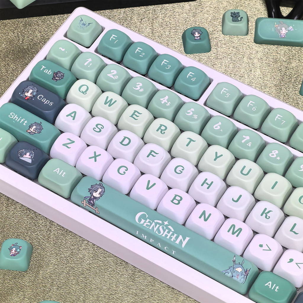 Genshin Impact Xiao Meow Original Keycap MOA Profile Five-side ...