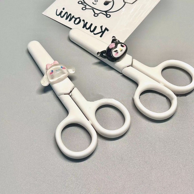 Kuromi Hand Made Scissors Kawaii Art Safety Scissors Kid Stationery ...