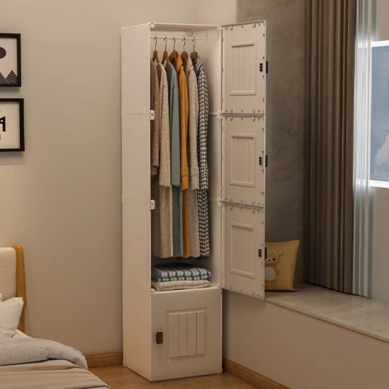 Small Wardrobe Simple Assembly Plastic Wardrobe Bedroom Household ...