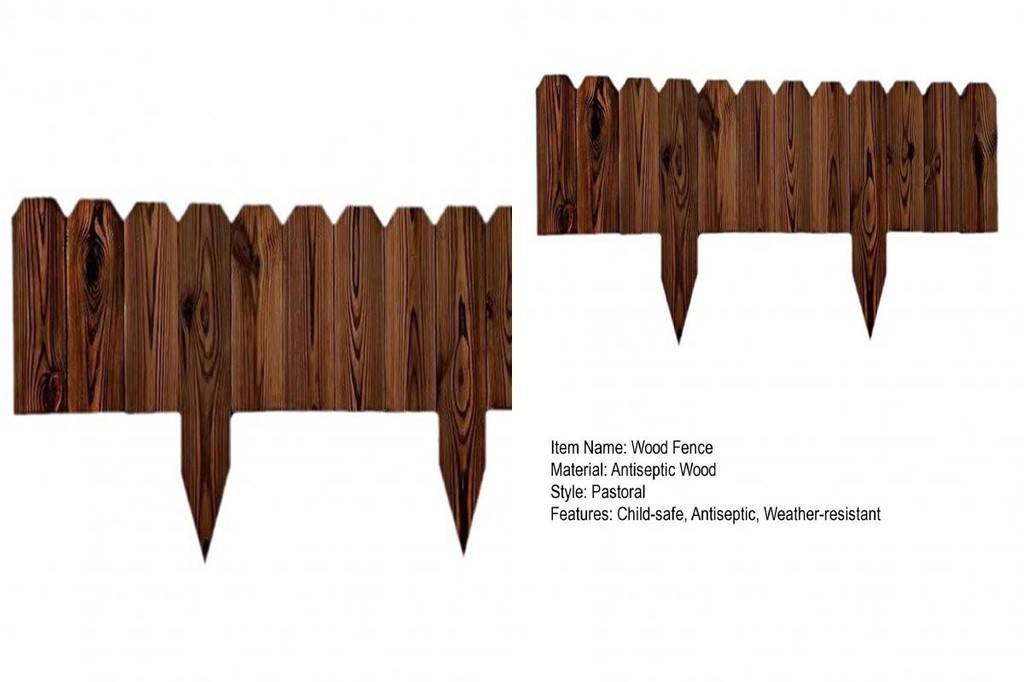 bangla| Elegant Design Fence Wood Garden Fence Flexible Garden Edging ...