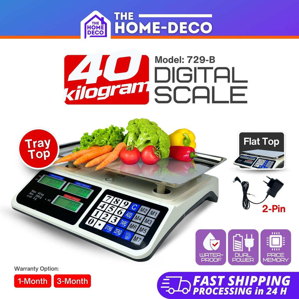 40KG Digital Price Computing Weighing Scale Price Counting Electronic ...