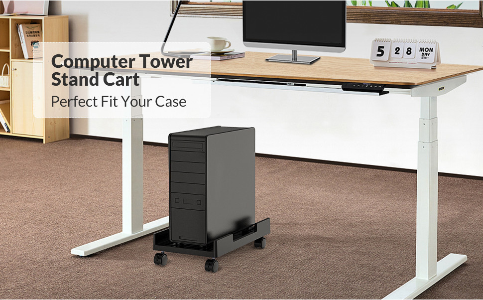 ORICO ABS Computer CPU Stand with Wheels Stable Vertical Stand For Computer Cases PC Tower ...