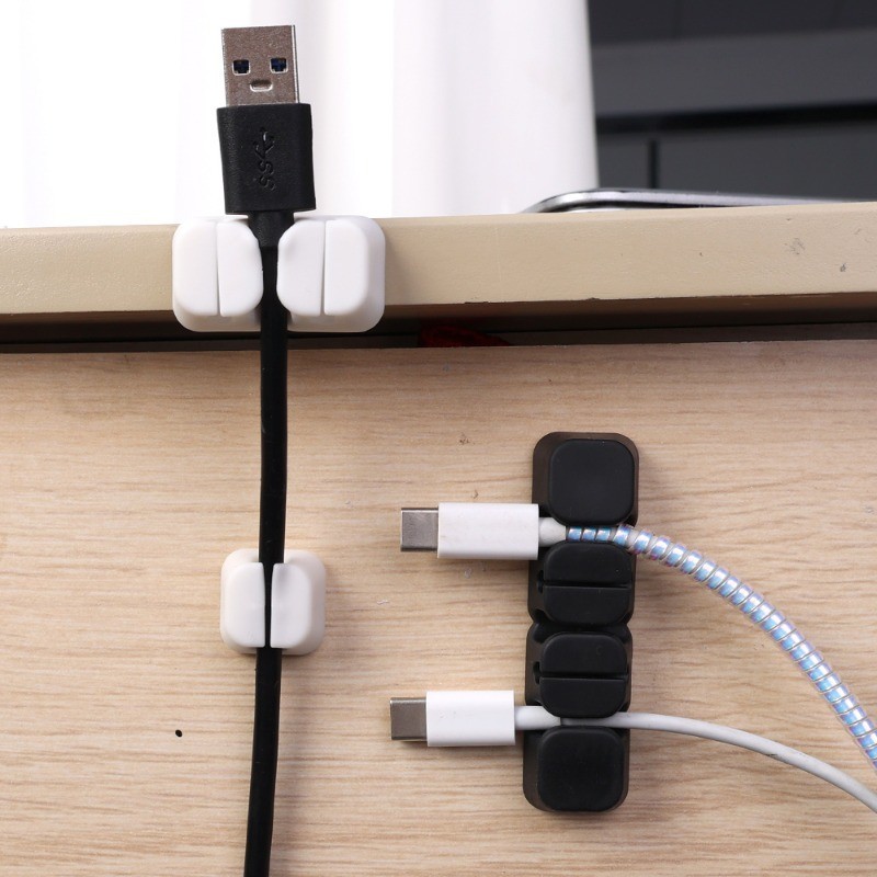 [ Wholesale ]Cable Cord Wire Organizer - Silicone, Self Adhesive, Multi ...