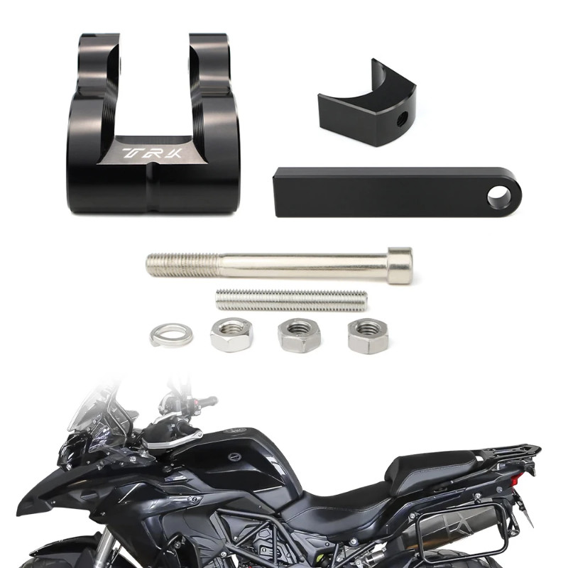 Motorcycle CNC Aluminum Rear Suspension Lowering Links Kit TRK 502 X TRK 702 X Fit For Benelli ...