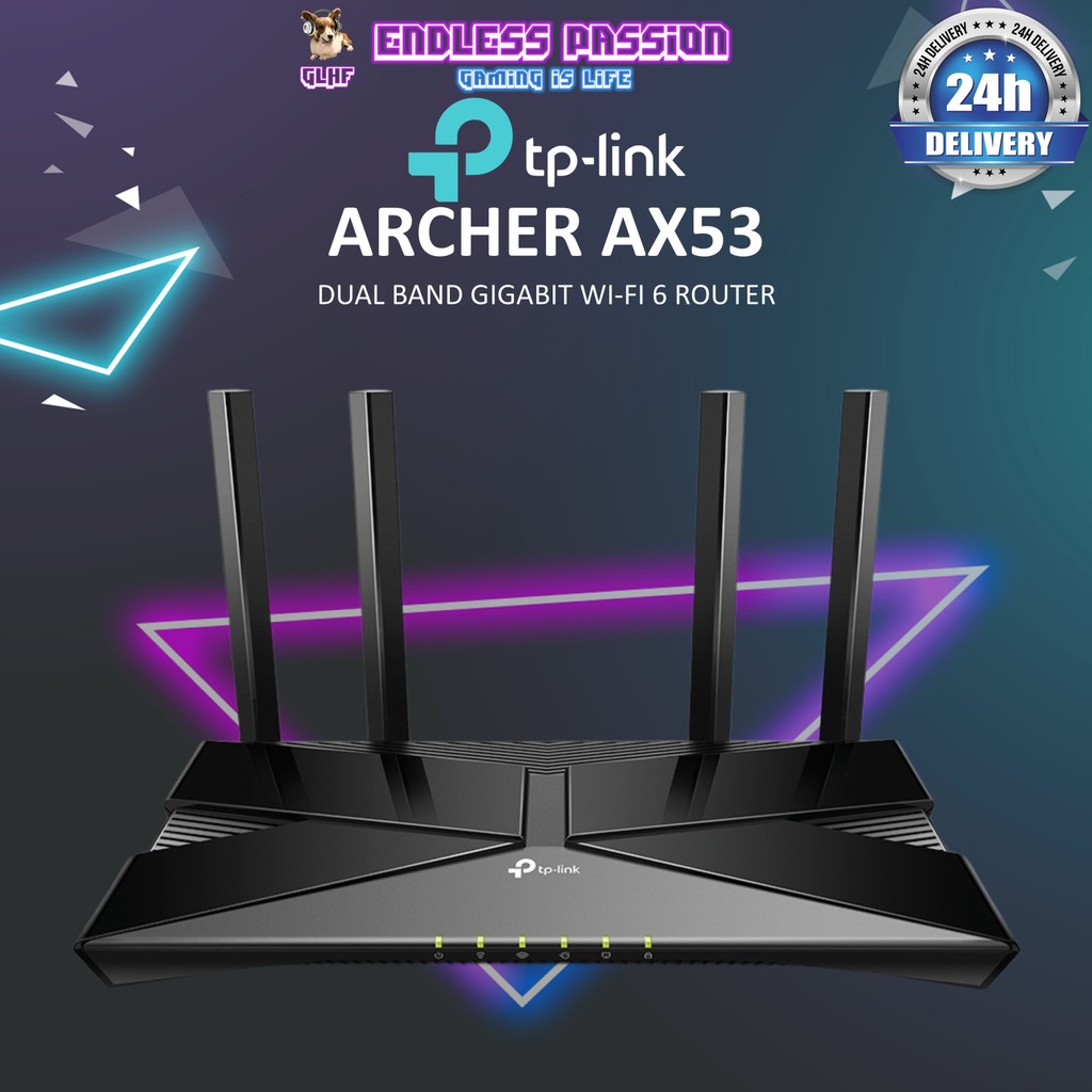 TP Link Archer AX53 AX3000 Dual Band Gigabit Wi-Fi 6 Router | Shopee Singapore