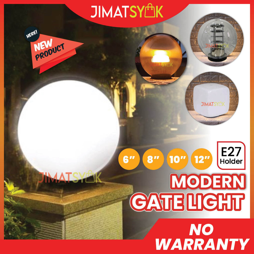 Outdoor Gate Light 6 Inch / 8 Inch / 10 Inch / 12 Inch Weather Proof ...