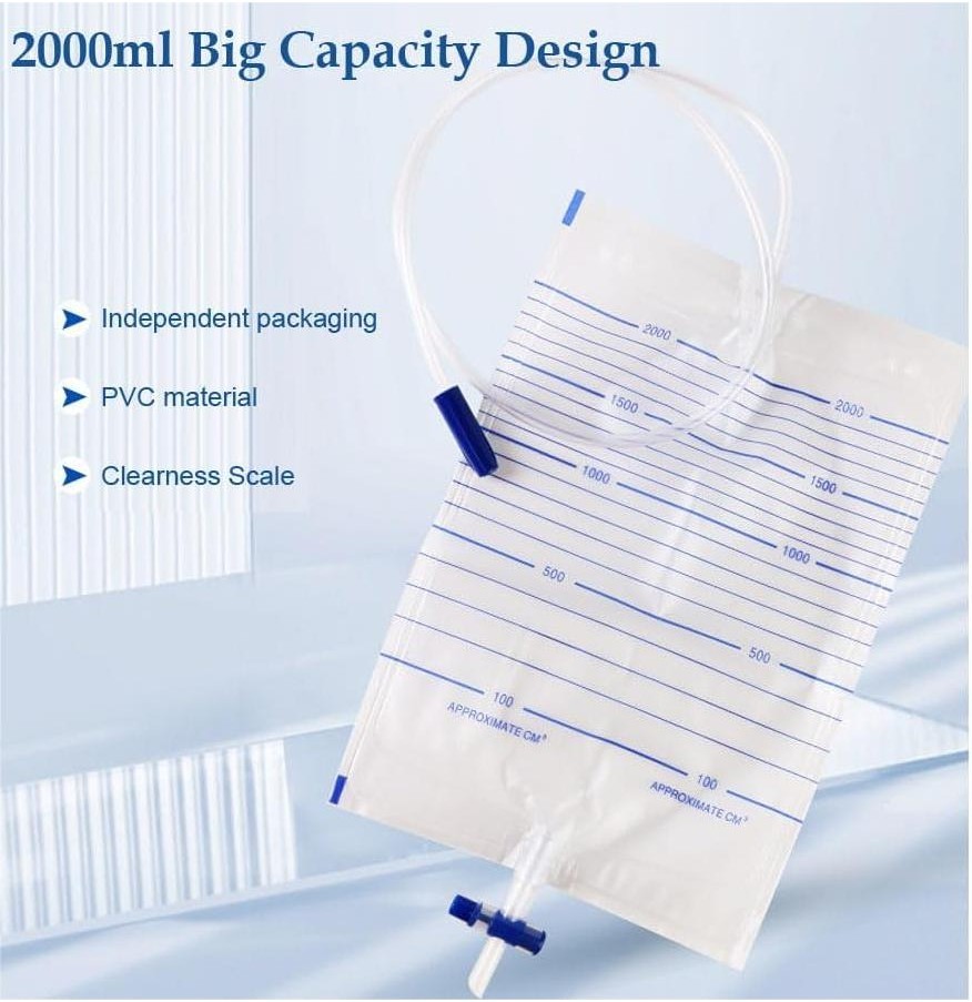 Men's latex urinal Latex Condom Catheter External self-Sealing Set ...