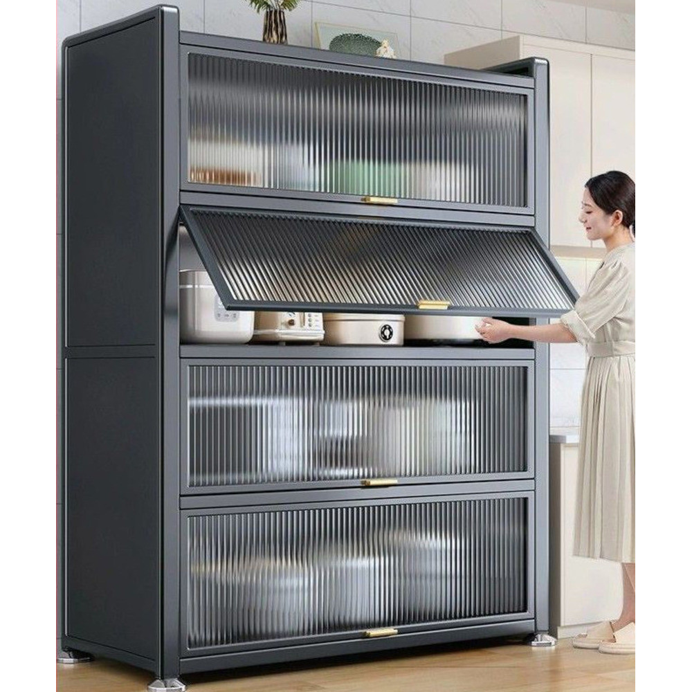 Rack Kitchen Shelf Rack Home Kitchen Floor-standing Multi-function ...