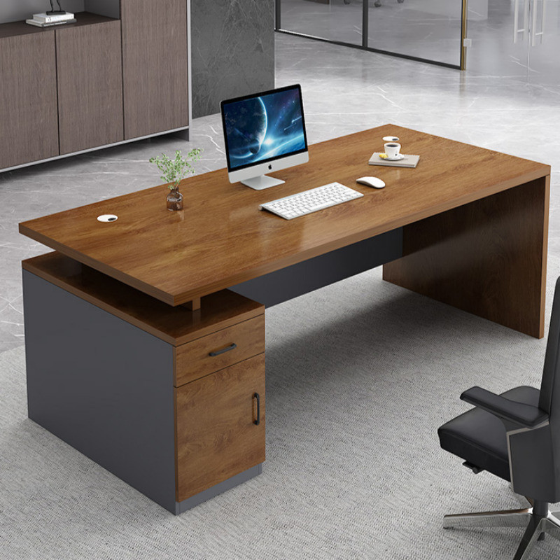 Minimalist Combination Of Desks And Chairs Desk Organiser Computer ...