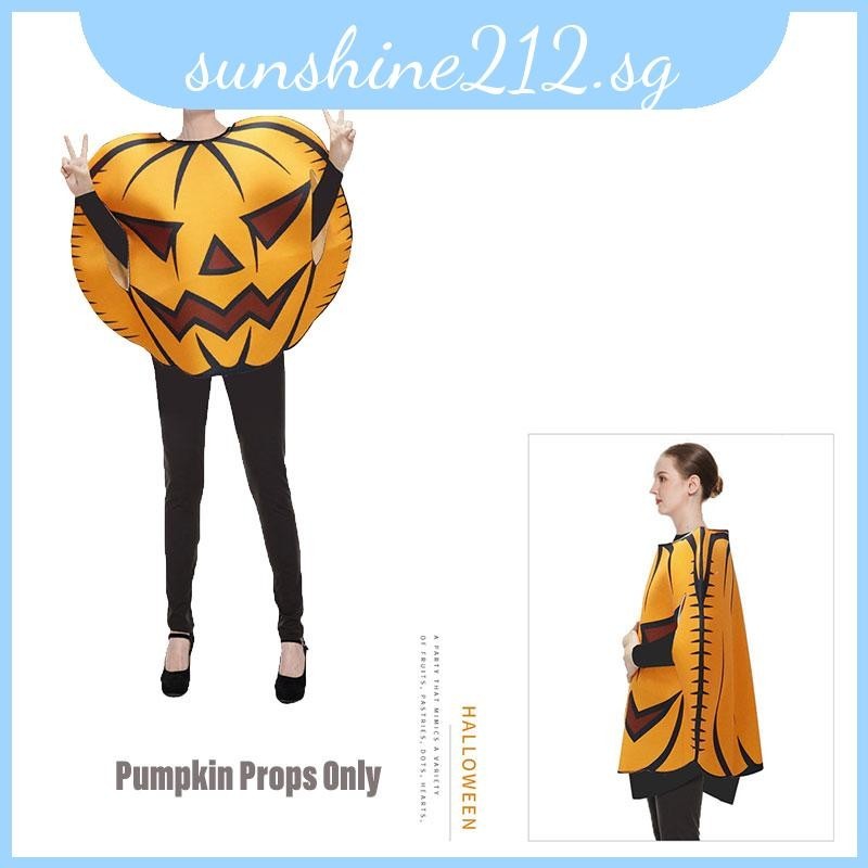 Unisex/male Female And Halloween Party Costume Pumpkin Prop Stage ...