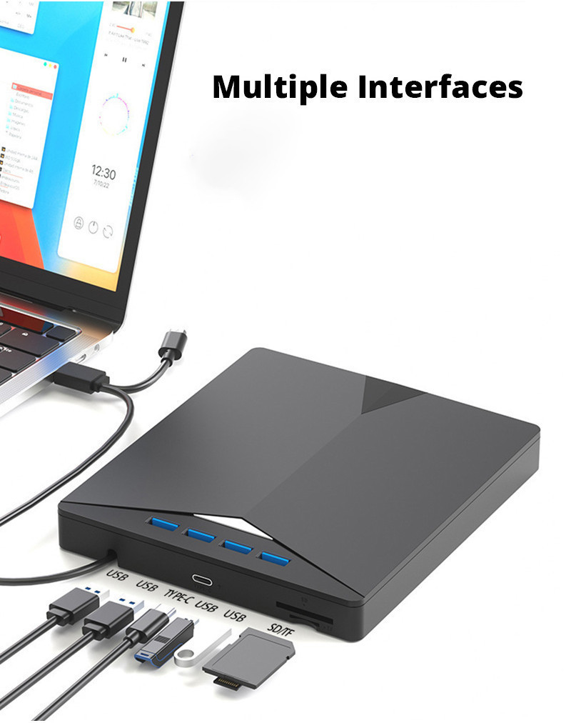 Portable External DVD Player Optical Drive DVD CD-RW Burner Driver ...