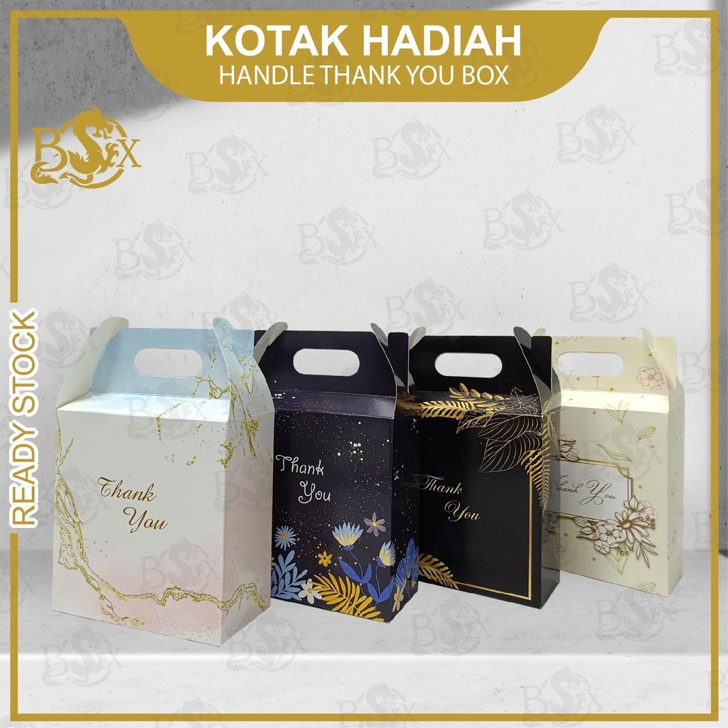 DRG 50pcs Thank You Wedding Box, Doorgift Box, Kotak Kahwin, Doorgift ...