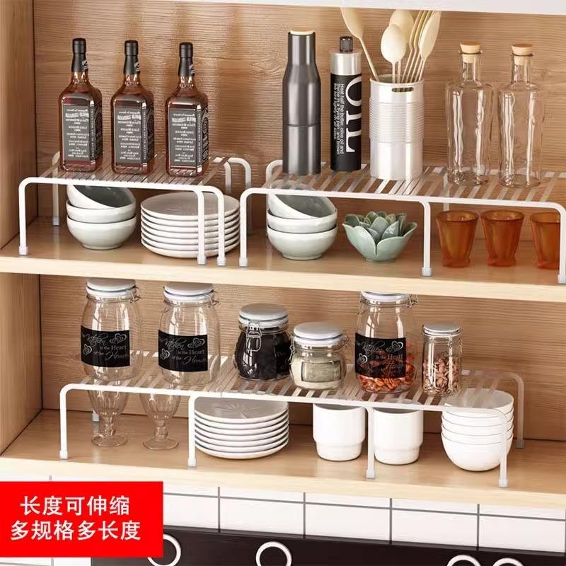 kitchen retractable rack/// Kitchen Seasoning Shelf Cabinet Layer Rack ...
