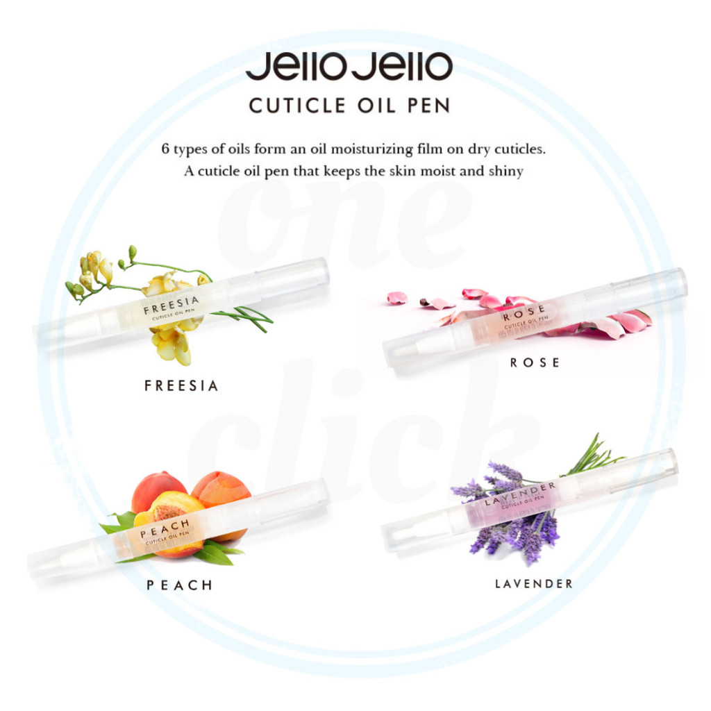 Jello Jello Cuticle Oil Pen 4-Piece Set | Moisturizing & Nourishing ...