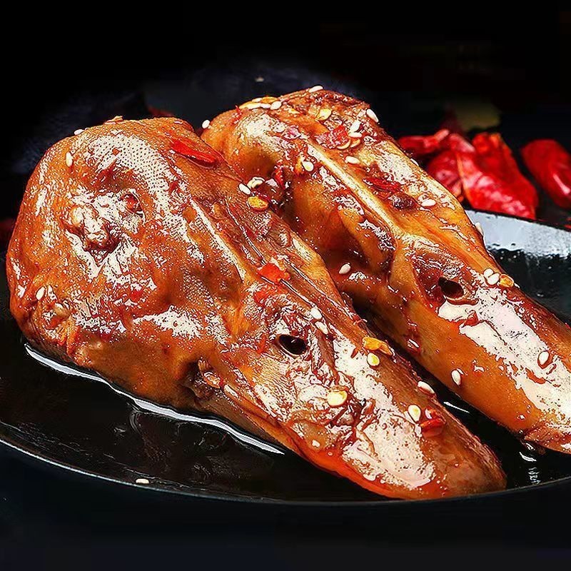 Chen Laogen Spicy Braised Duck Head Whole Influencer Cooked Food Snacks ...