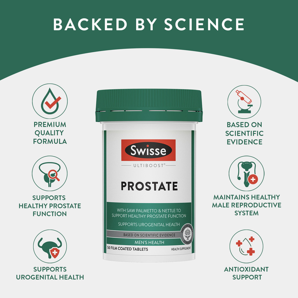[EXP 31 OCT 2025] Swisse Ultiboost Prostate 50 Tabs | Shopee Singapore