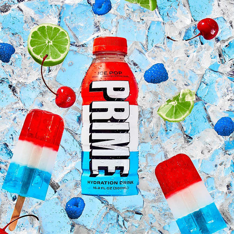 [TWIN PACK] PRIME HYDRATION Ice Pop 500ML X 2 (BOTTLE) | Shopee Singapore