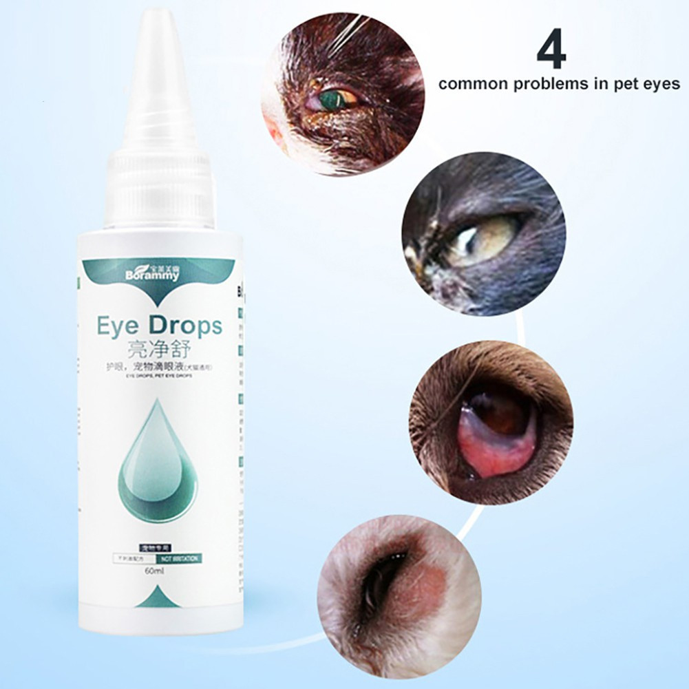 【SG Stock】60ml Pet Eye Drops Pet Supplies Dog & Cat Remove Tear Stains ...