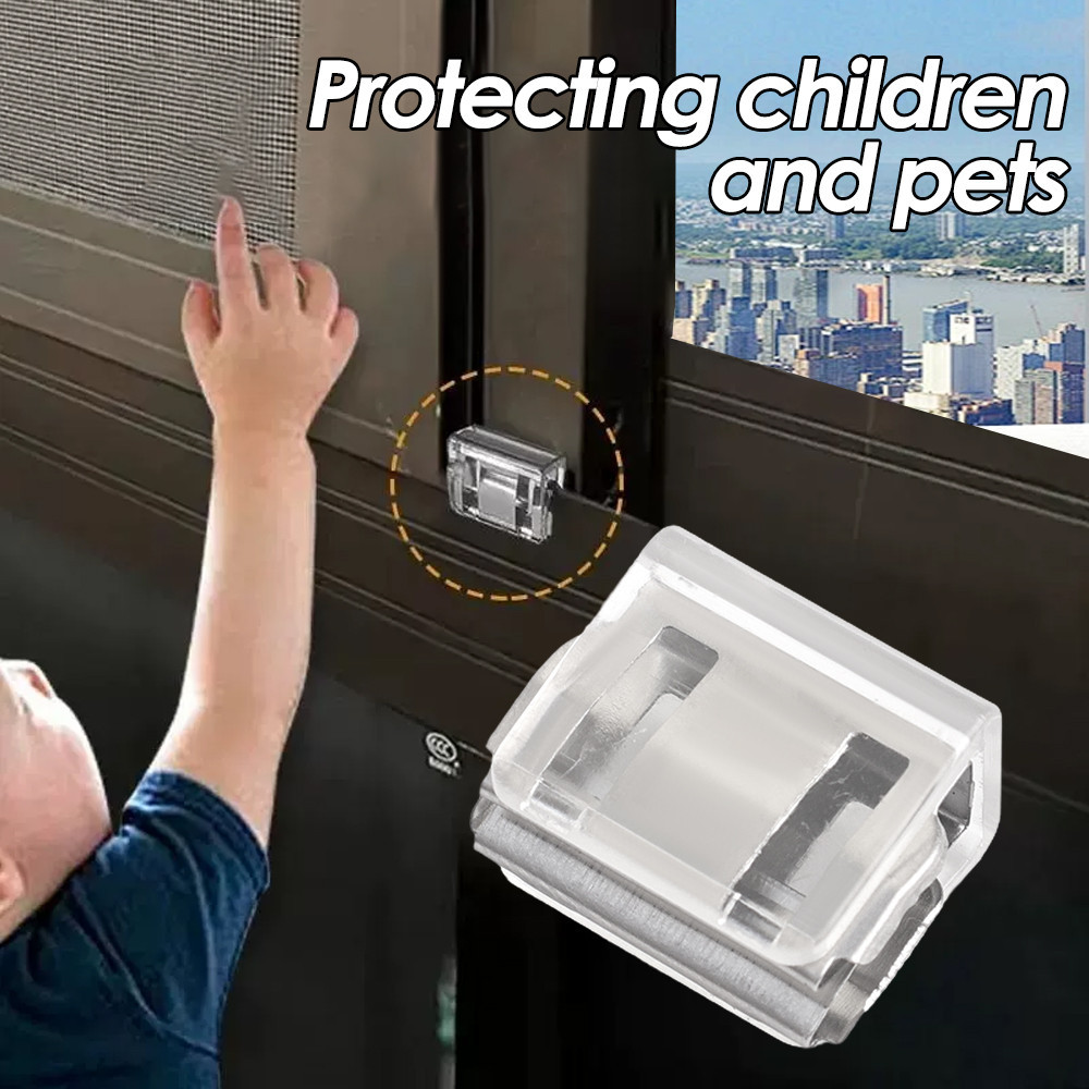 Window Security Key Lock Restrictor Anti-theft Child Safety Lock ...