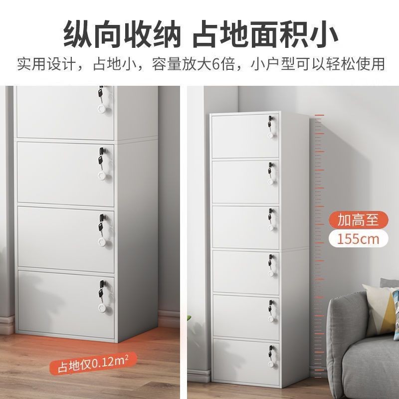 Multi-Functional Household Cabinet Locker Wall-Mounted Storage Rack ...