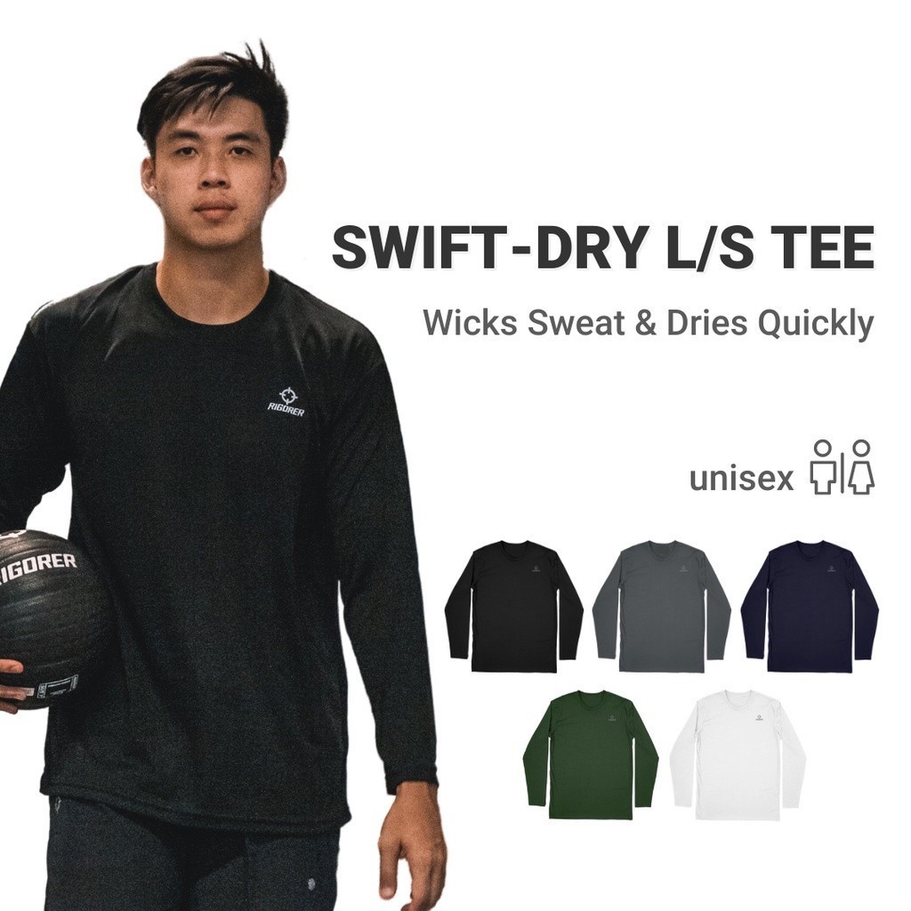 [BEST QUALITY] Rigorer Swift-Dry Training Long Sleeve T-Shirt [SS003 ...