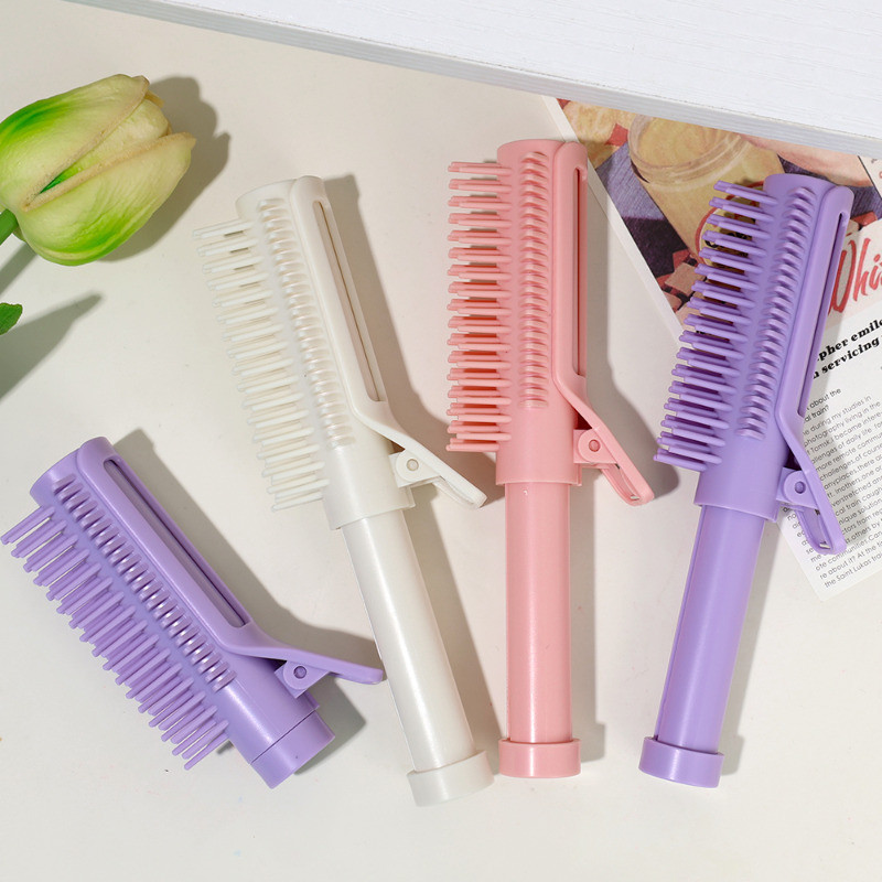 Retractable Natural Fluffy Hair Clip - High Skull Top Comb - Women Hair ...