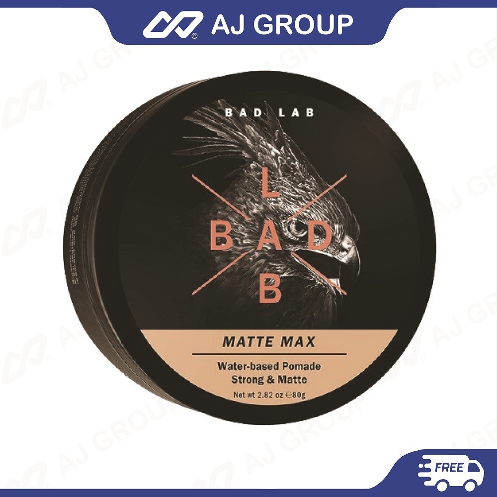 Bad Lab Matte Max Water-Based Pomade Strong & Matte (40g / 80g ...