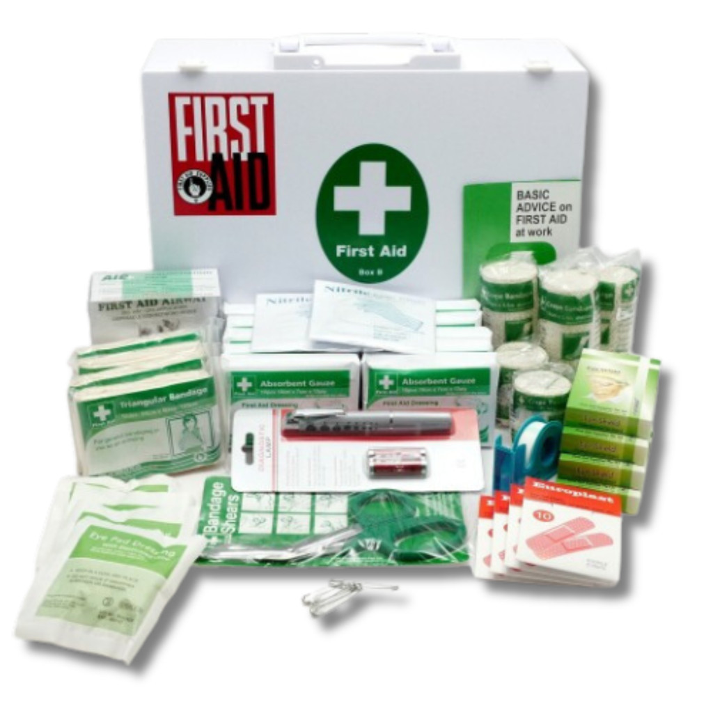 Workplace Essential: First Aid Outfit Box B - Comprehensive Kit for ...
