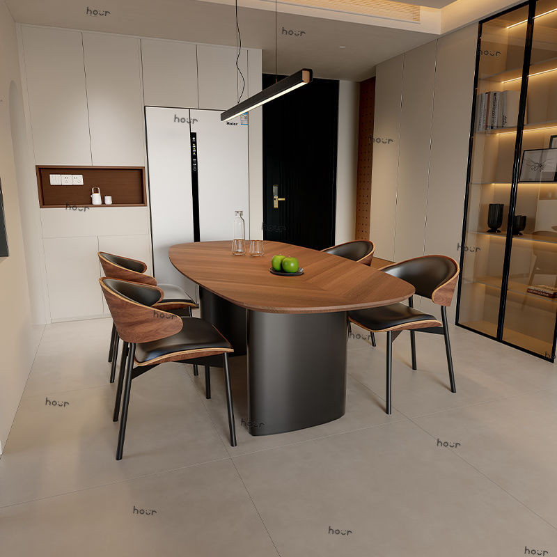 AC Medieval Style Solid Wood Dining Table And Chair Combination ...