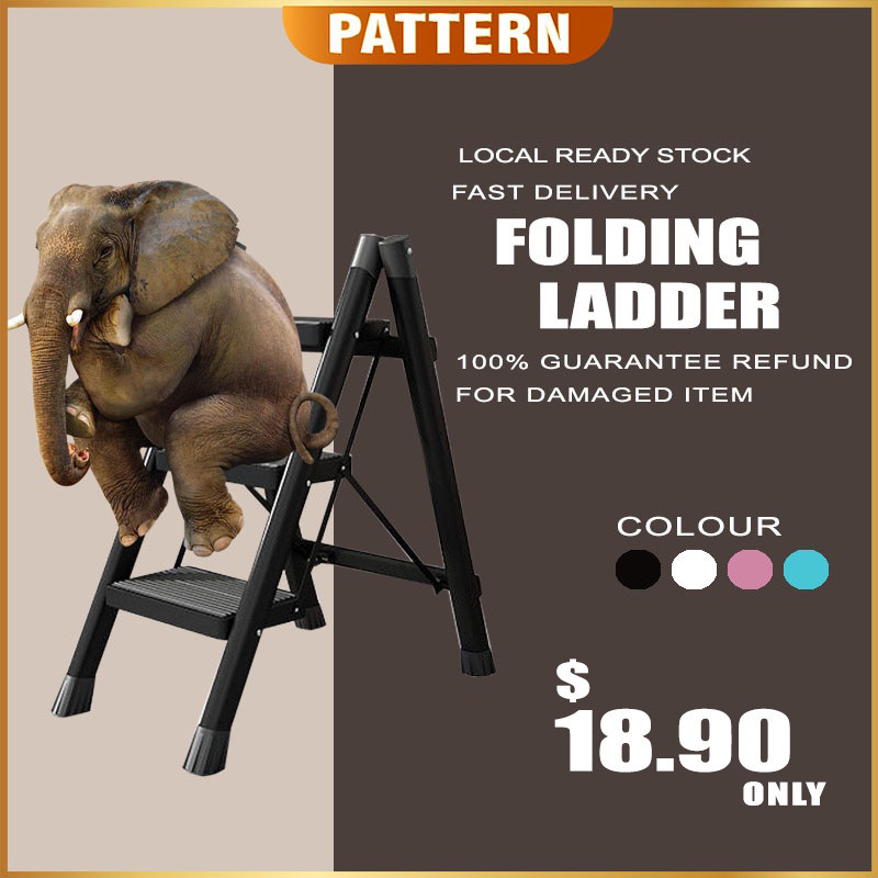 Folding Ladder Three-Step Ladder Activity Gift Ladder Household Ladder ...