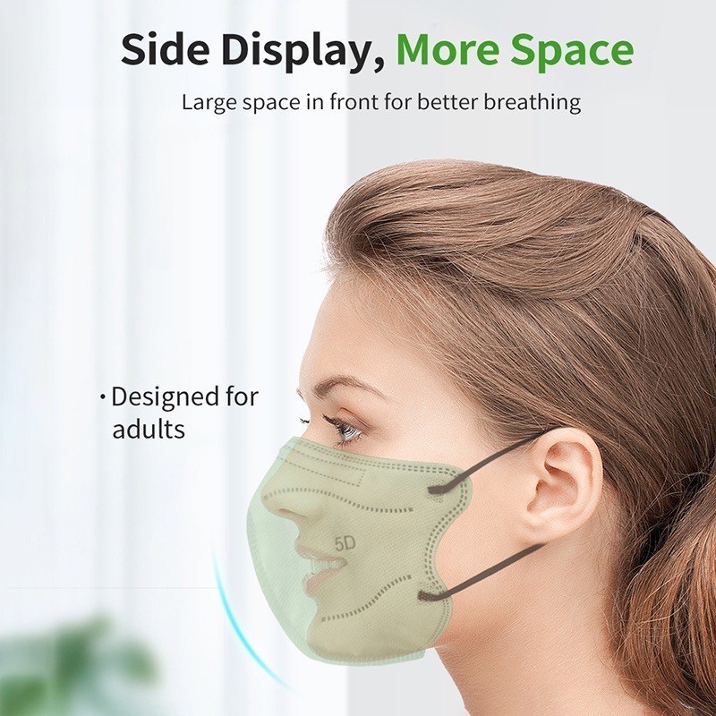 10PCS KN95 Mask 5D Butterfly 5ply Protective Reusable Breathing ...