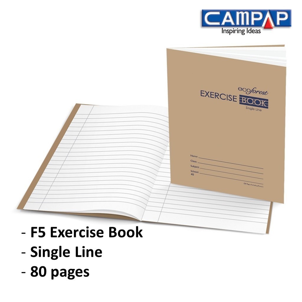 Single Line 10 Books Pack School Exercise Book 80 Pages | Shopee Singapore