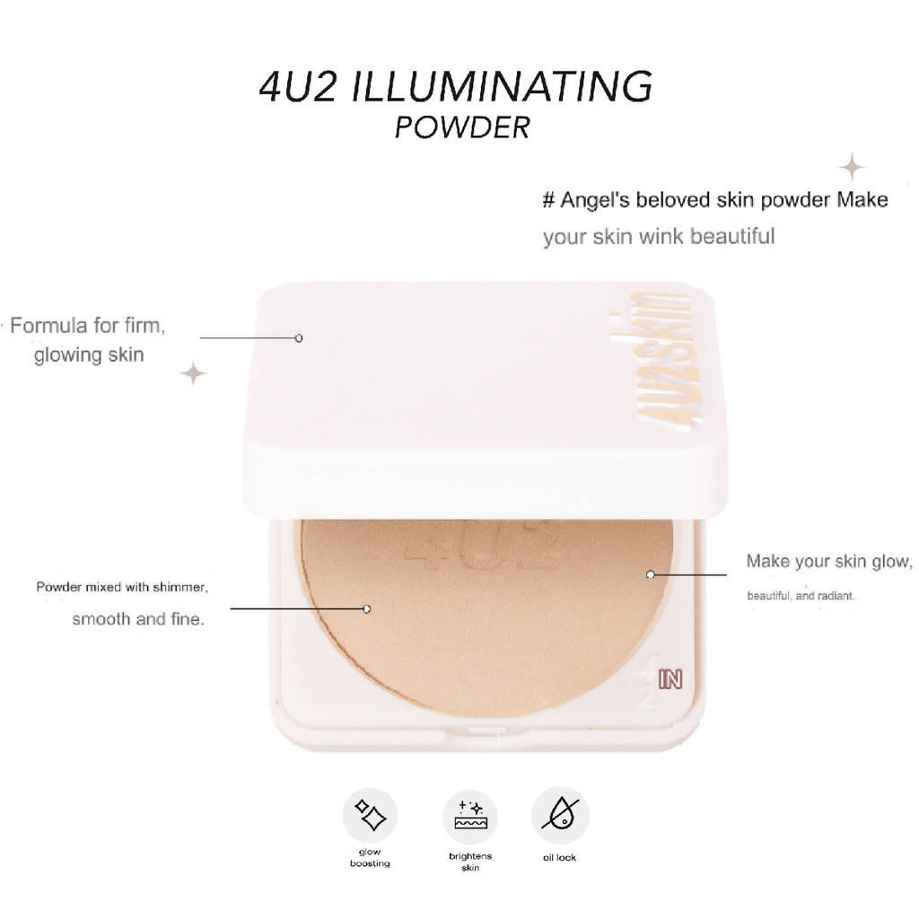 [4U2] 🇸🇬 Illuminating Powder Glowy Finish | Oil Control | Vegan ...