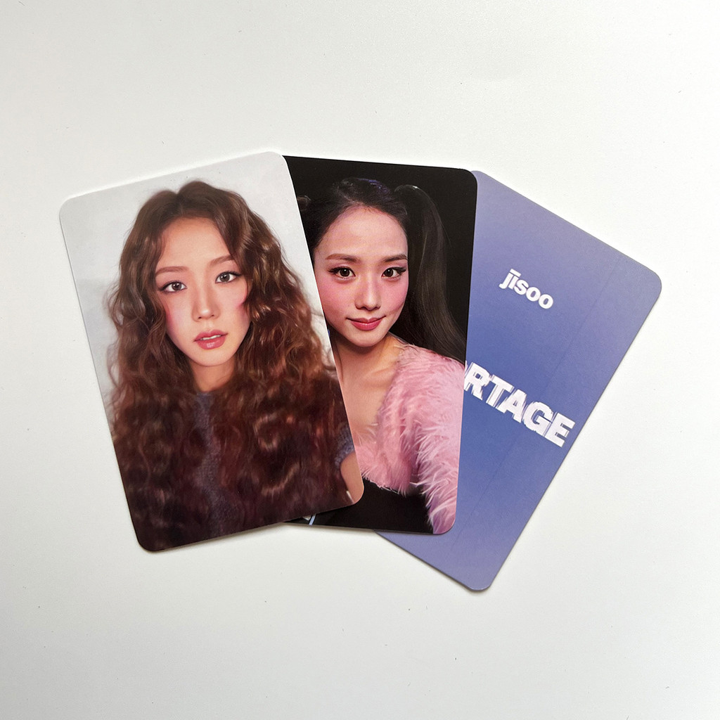 Kpop Idol JISOO AMORTAGE Photocards Broadcast Card | Shopee Singapore
