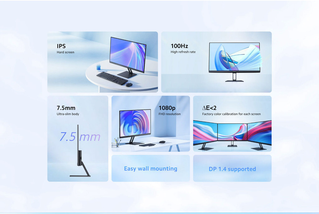 Xiaomi Monitor A24i | FHD Display | Shopee Singapore