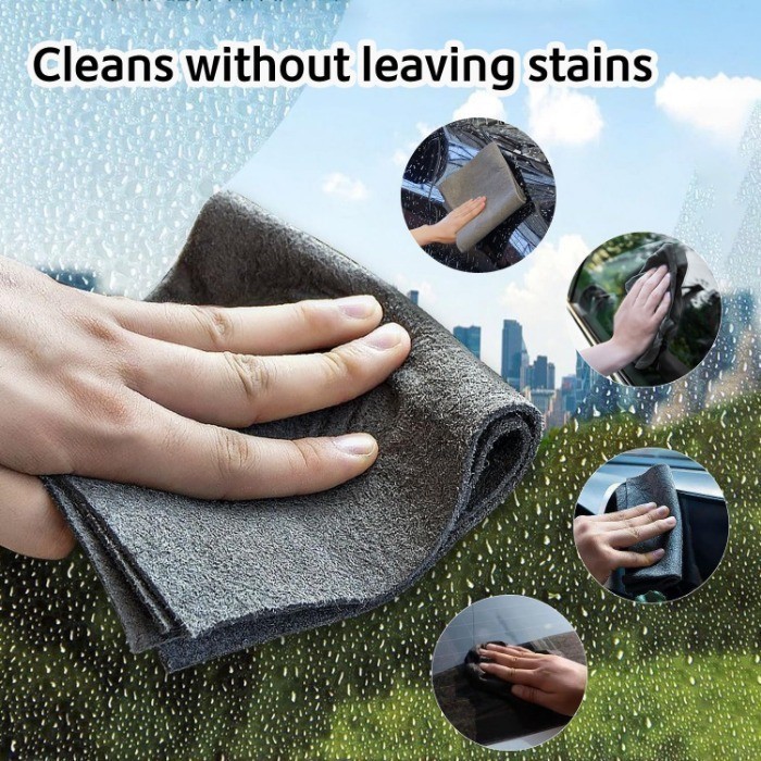 FEELING🔥Thickended Magic Cleaning Cloth,Special Mirror Rag,No Watermark ...