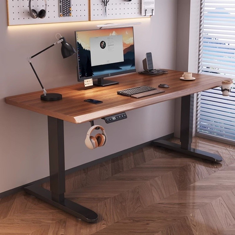 Electric Lifting Table Computer Desk Chair Set Home Desk Gaming Table ...