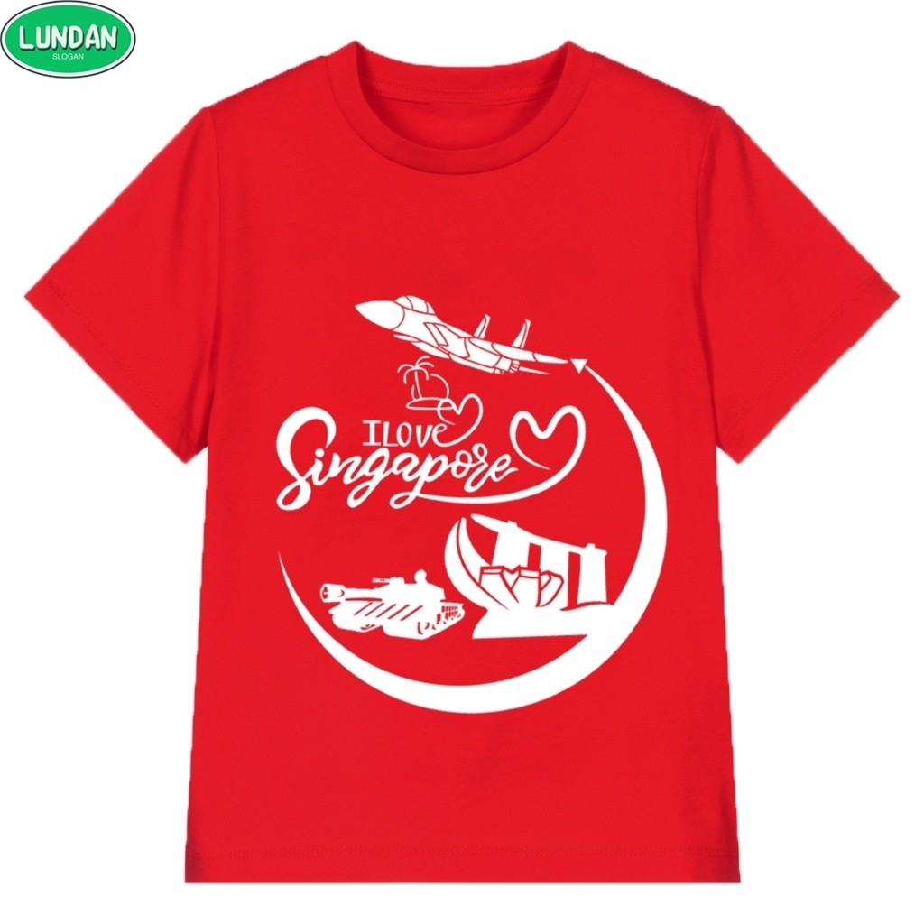 2024 National Day Ndp 2024 Outfits I Love Singapore Red & White ...