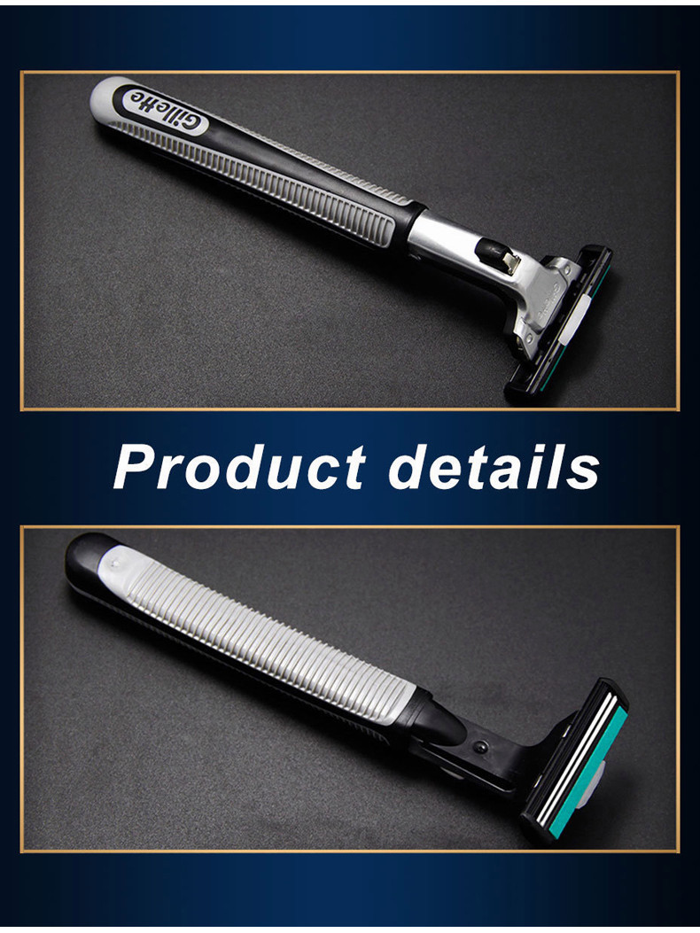 Gillette Vector 2-layer Blade Shaving Razor for Men Scraper Shaving ...